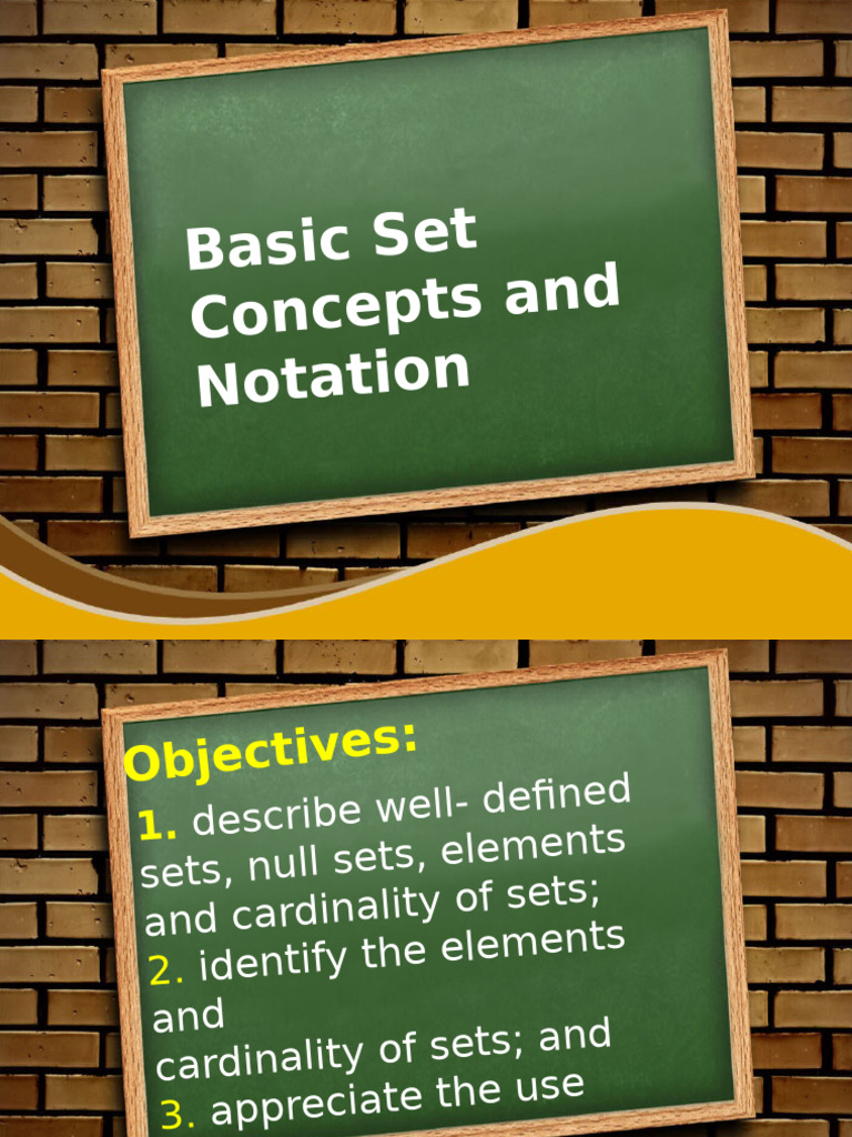 1 Sets Introduction | PDF