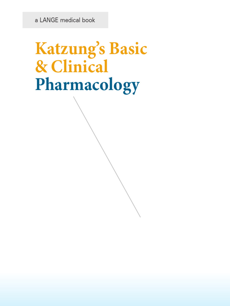 Katzungs Basic and Clinical Pharmacology 16th Edition | PDF