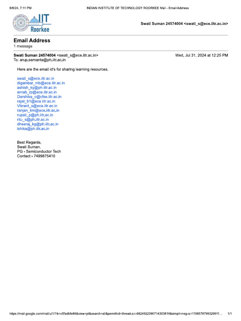 Email List | PDF
