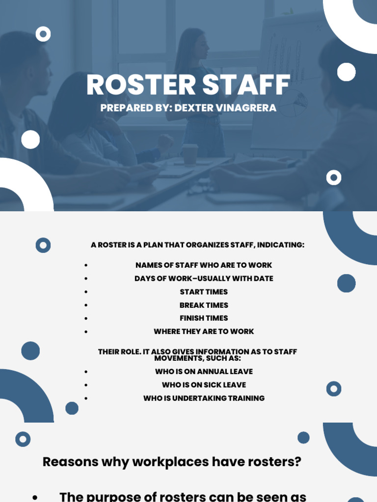 Roster Staff | PDF