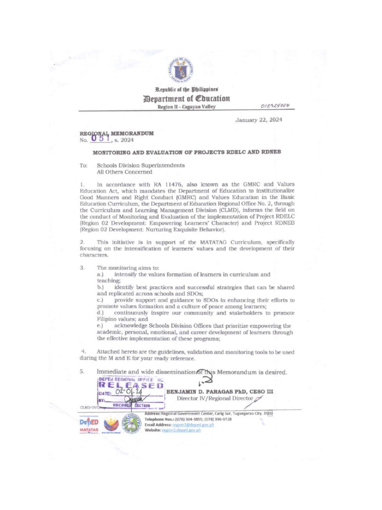 Monitoring of Rdelc Rdneb | PDF