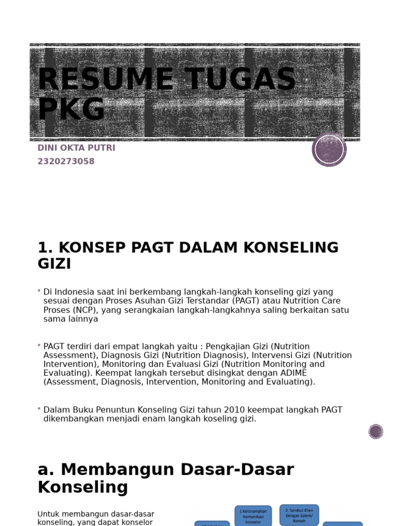 Dini Okta Putri Resume Tugas PKG | PDF