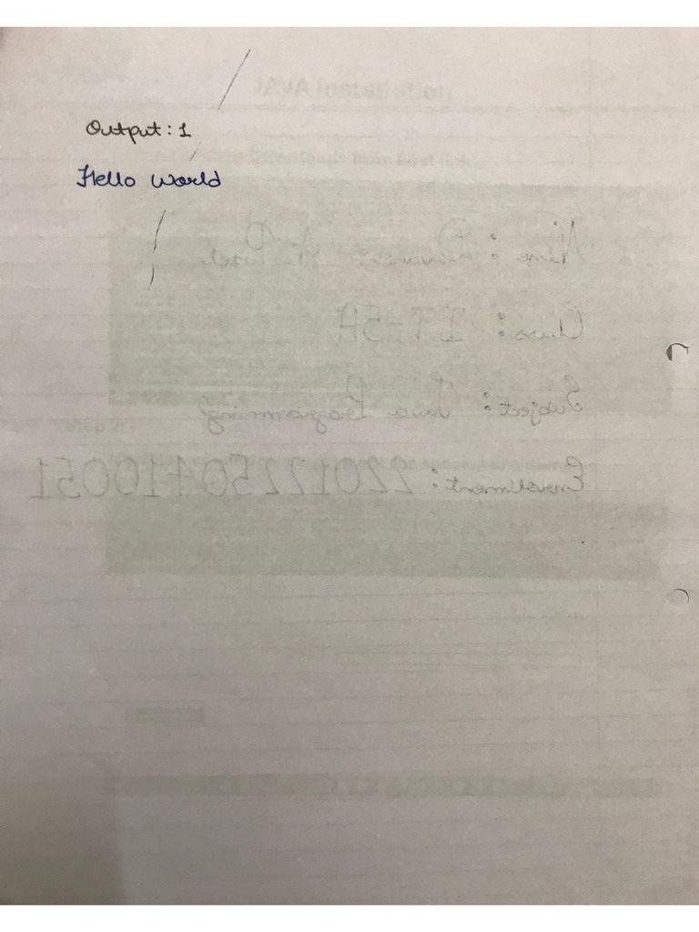 Java CH 1 Practicals | PDF