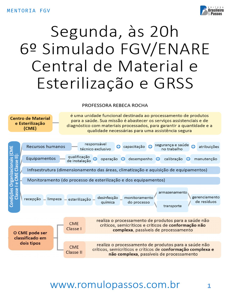 6º Simulado FGV-ENARE (CME e GRSS) | PDF