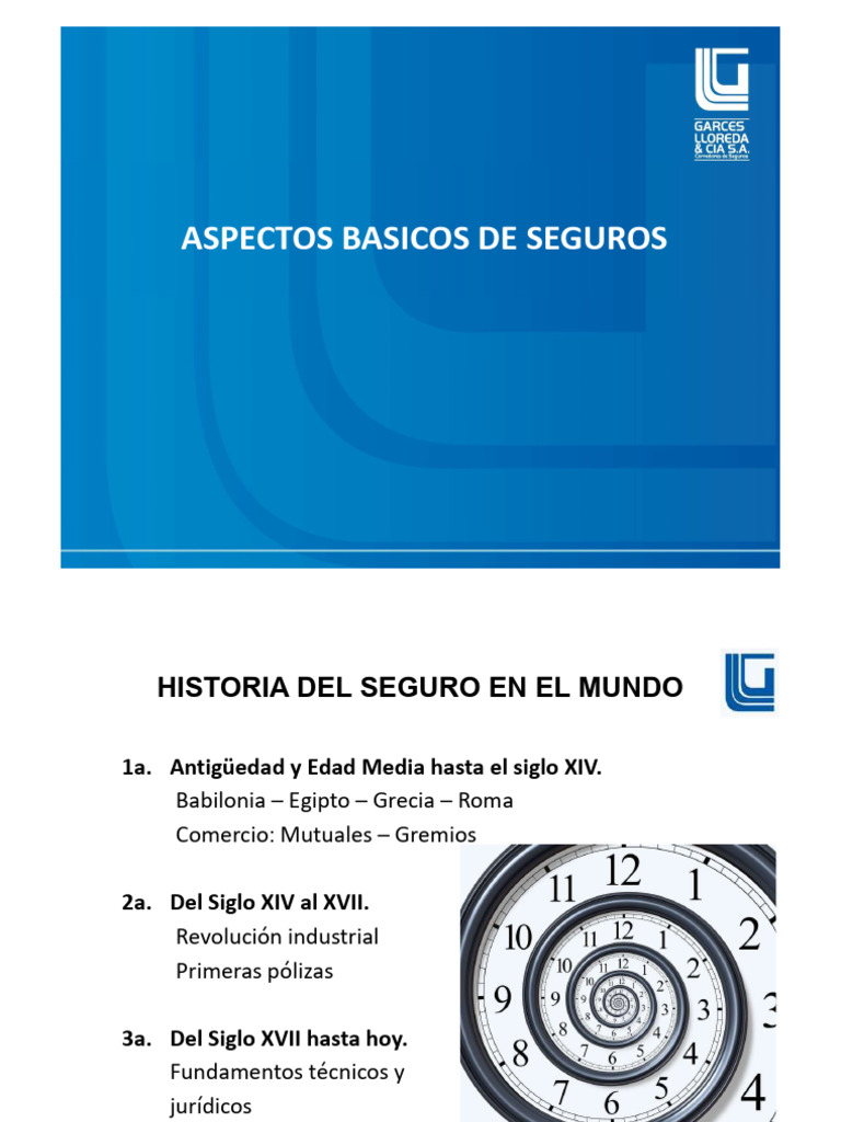 ASPECTOS BASICOS DE SEGUROS Ulti | PDF