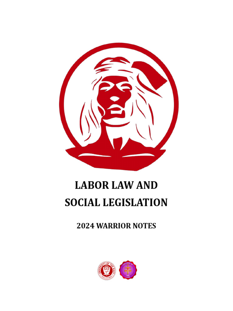 2024 Labor Law Social Legislation Warrior Notes | PDF