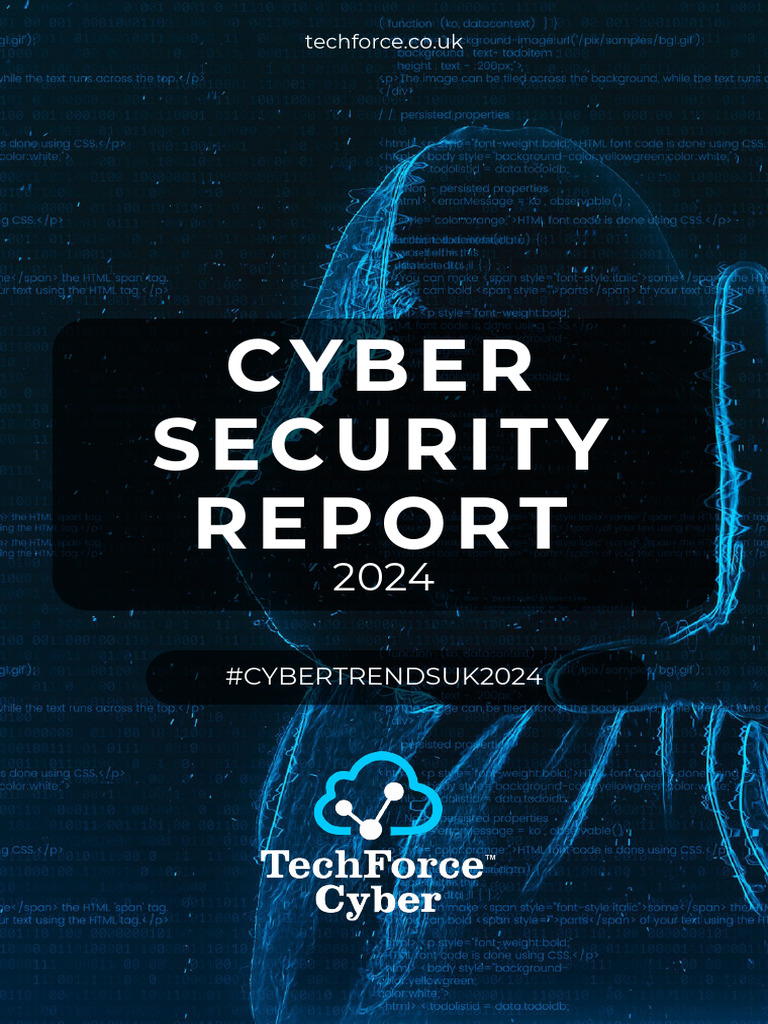 Cyber Security Trends 2024 Report - V1 | PDF