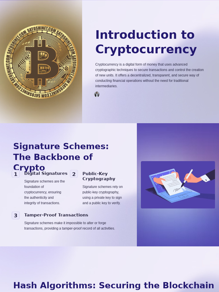 CryptoCurrency Unit 1 | PDF
