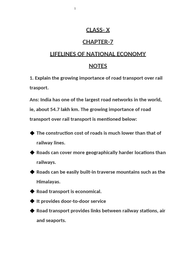 10th Notes Geo - Lifelines | PDF