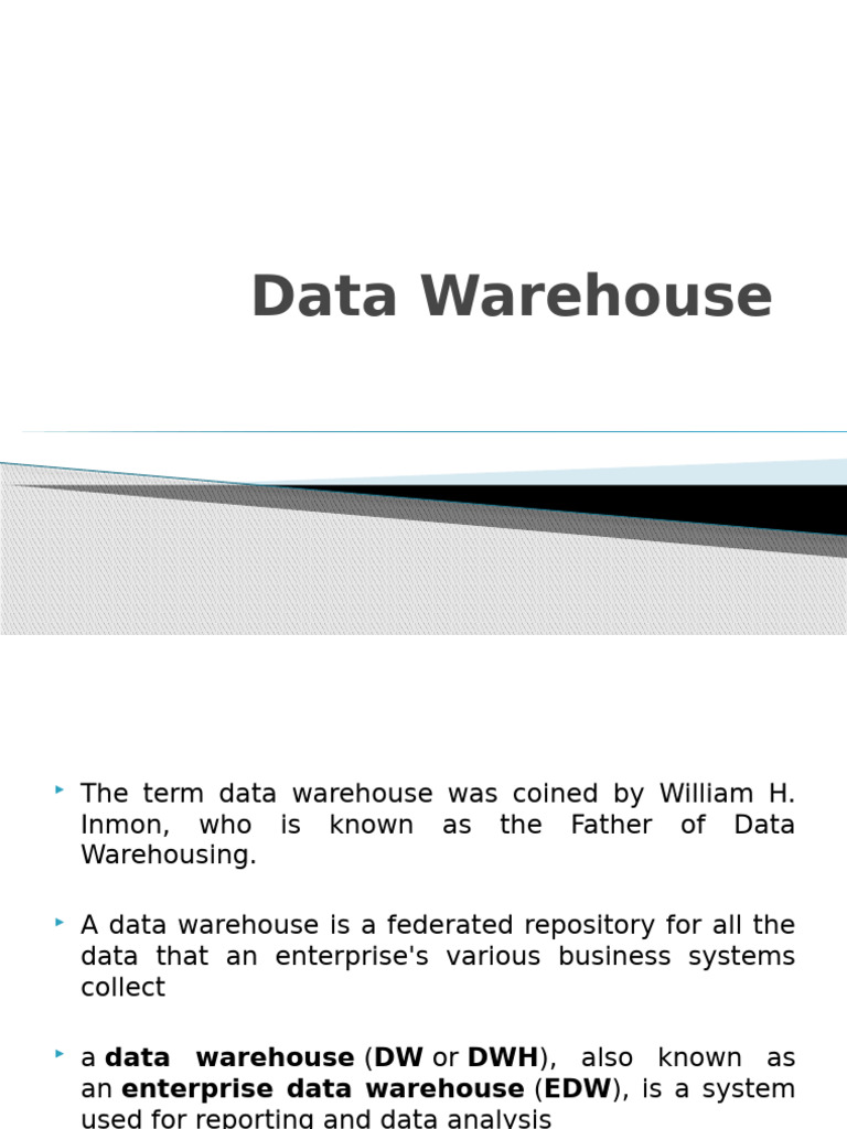 Datawarehouse 1 | PDF