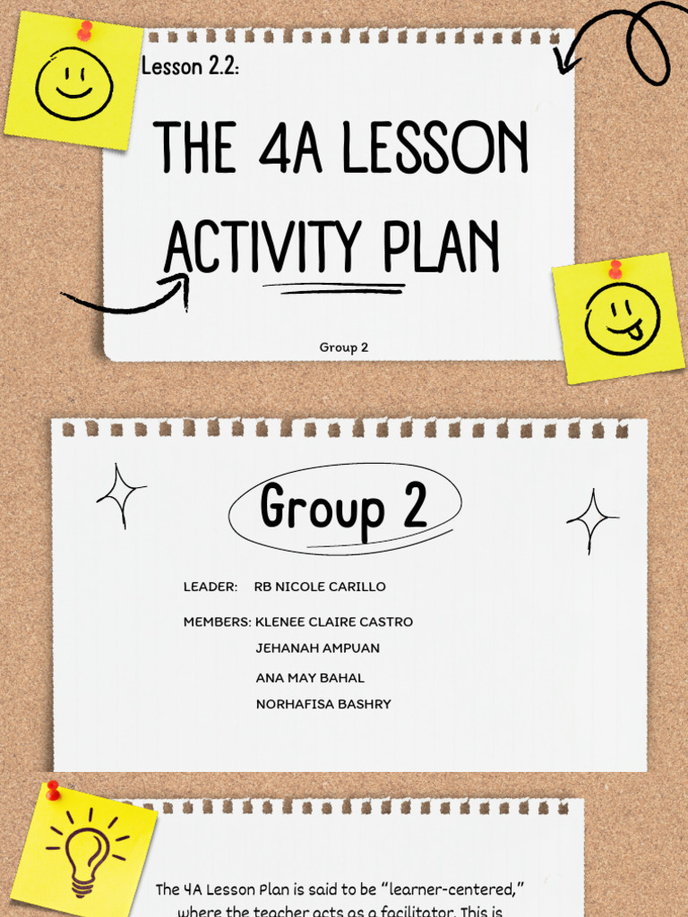 The 4A Lesson Activity Plan | PDF