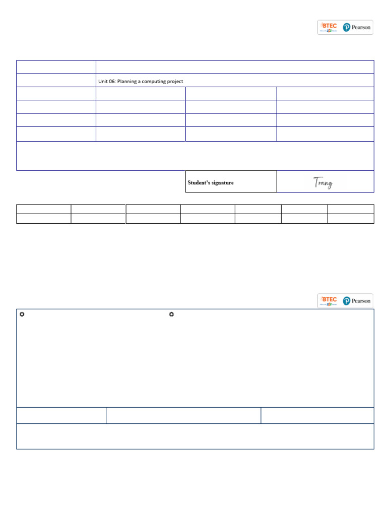 Assignment 2 Front Sheet: Qualification BTEC Level 5 HND Diploma in Computing Unit Number and ...