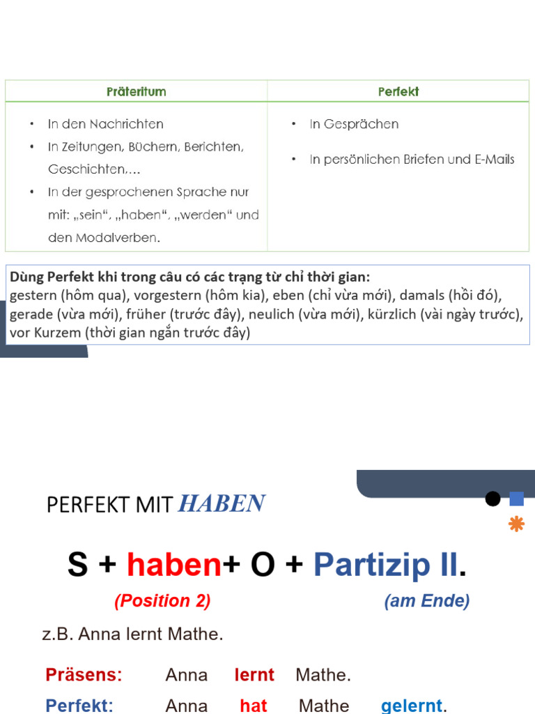 Perfekt | PDF