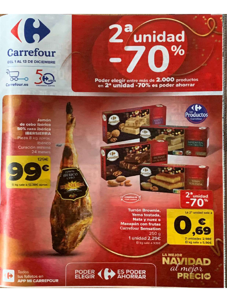 Folleto Carrefour 1 Al 13 Diciembre 2023 | PDF