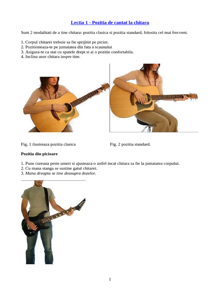 Lectii de Chitara | PDF