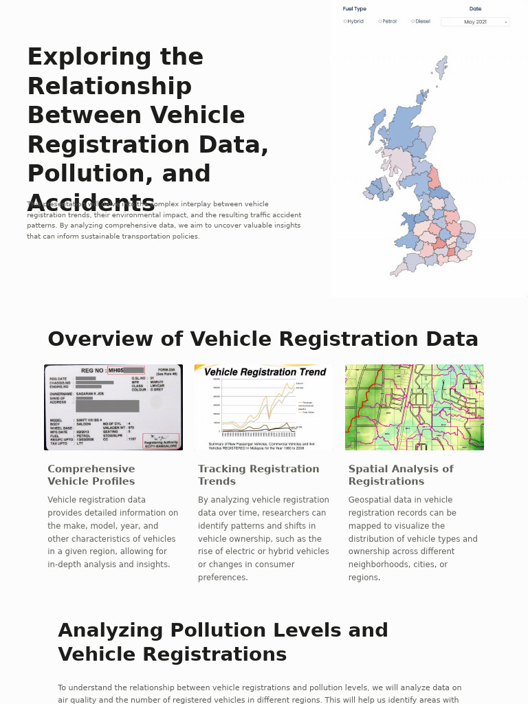 Exploring The Relationship Between Vehicle Registration Data Pollution and Accidents | PDF