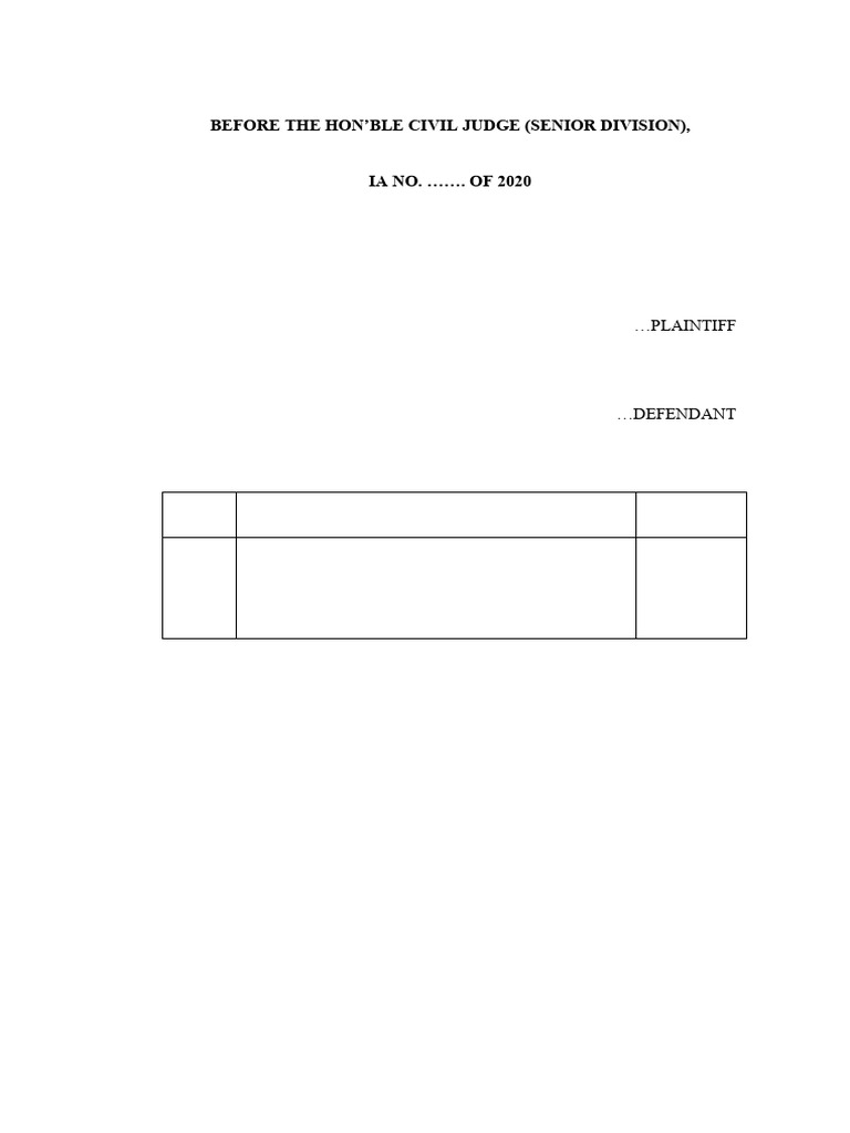 Application Under Order VII Rule 11 CPC | PDF