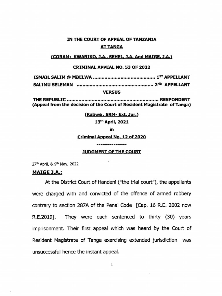 MD, Mendez - It Is Highly Improbable For One To Commit An Offence ...