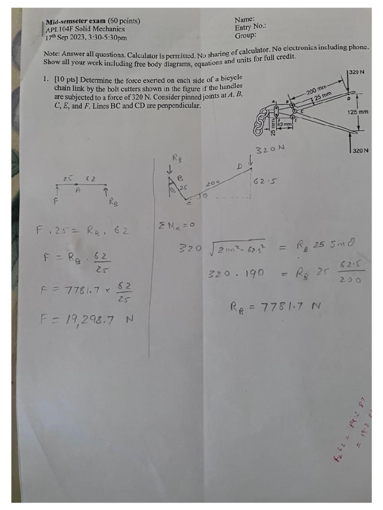 Mid Sem Solution | PDF