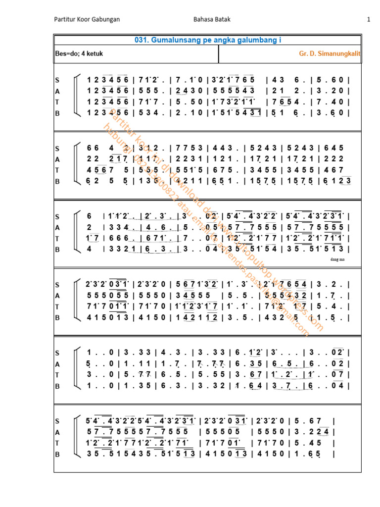 Gumalunsang Pe Galumbang | PDF
