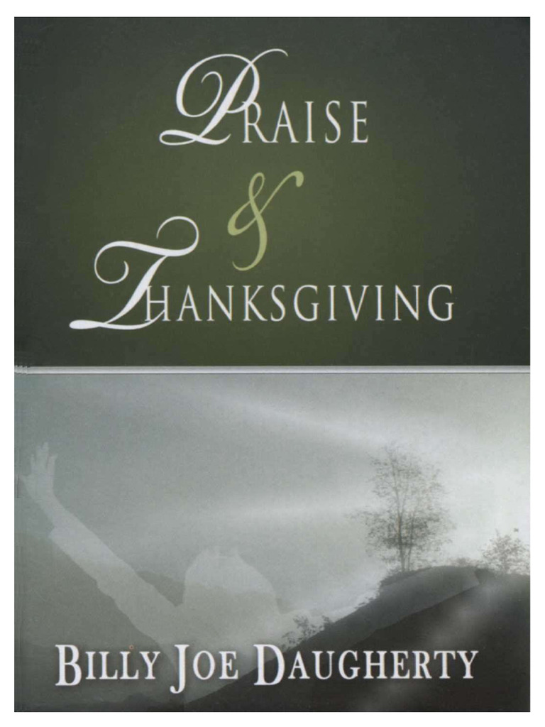 Louange Et Action de Grâce - Billy Joe Daugherty | PDF