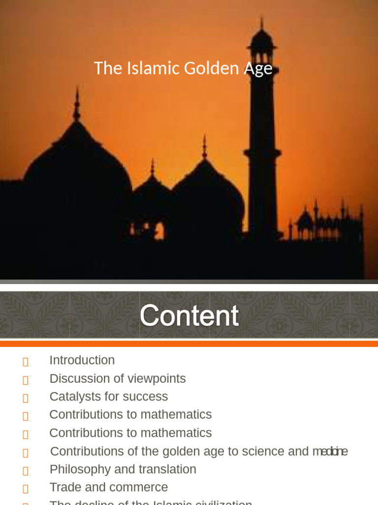 Islamic Golden Age | PDF
