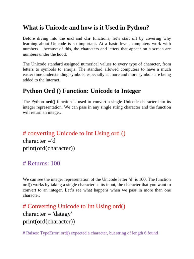 01-05.character To Integer Conversion | PDF