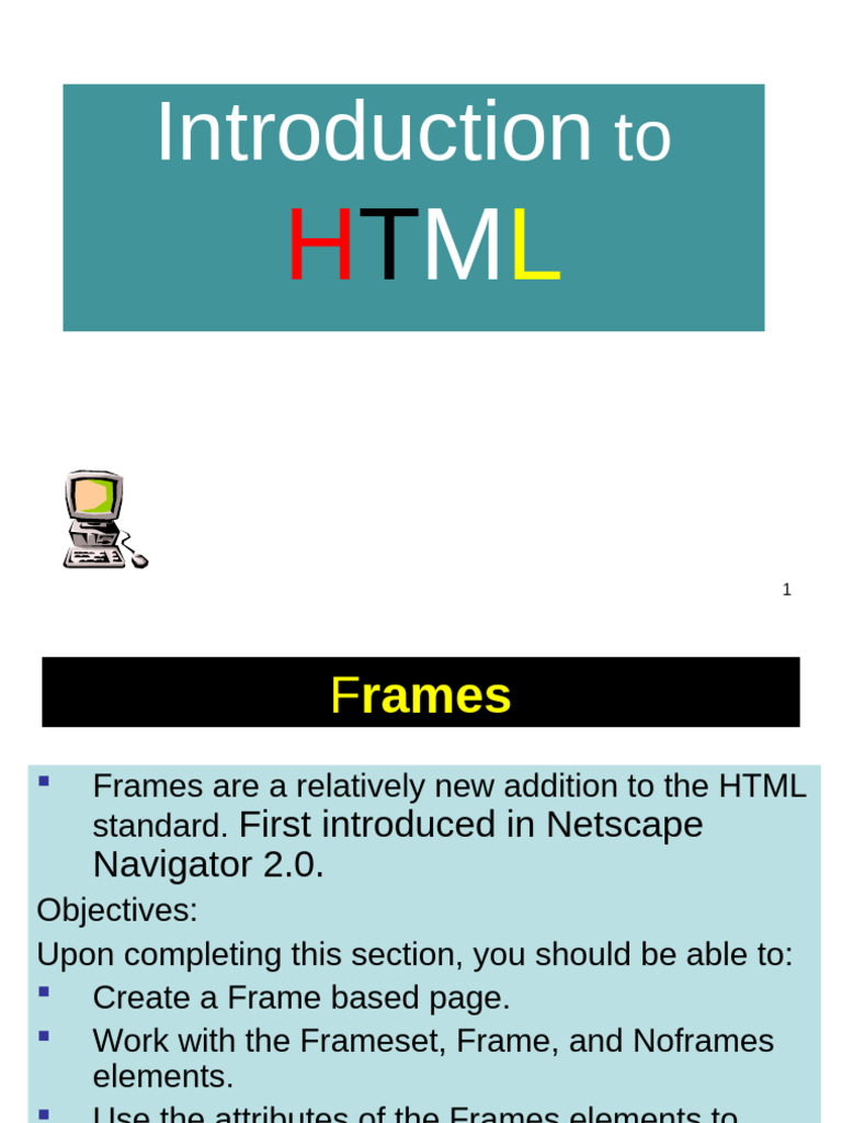 Introduction To HTML Tags - II | PDF
