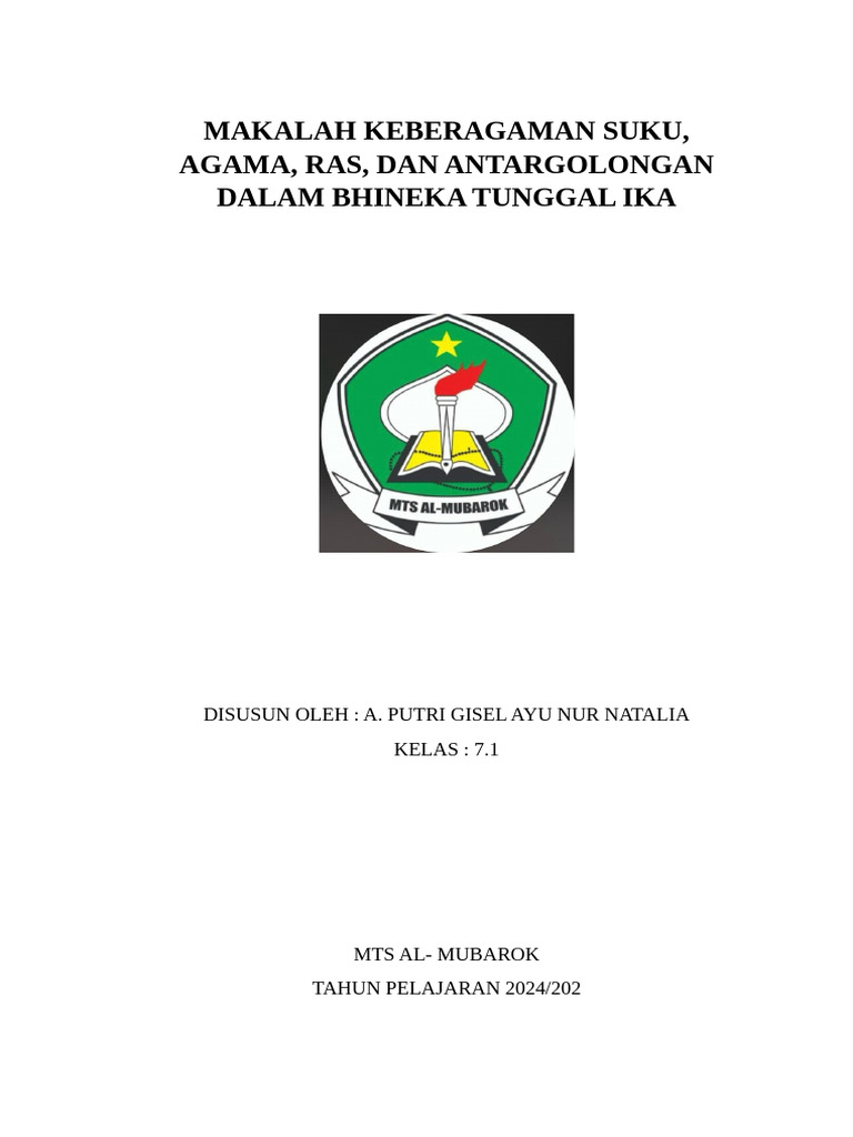 Makalah Keberagaman Suku Gisel | PDF