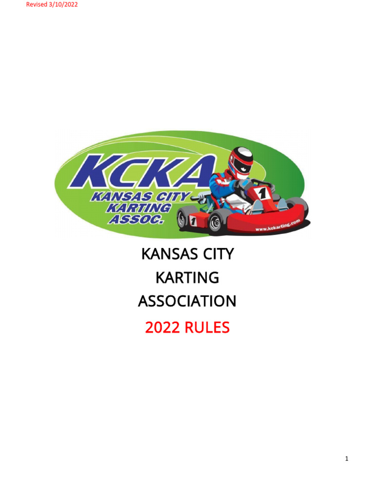 2022 KCKA Rules - 03102022 | PDF