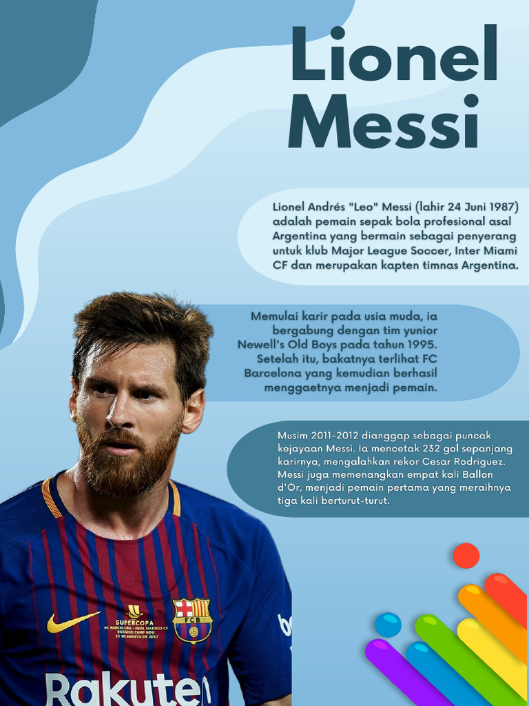 Tipografi Lionel Messi | PDF