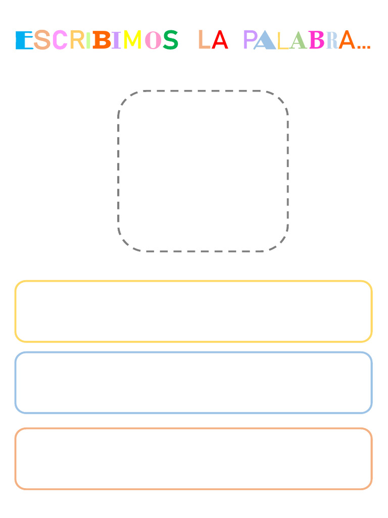 Escribimos La Palabra | PDF
