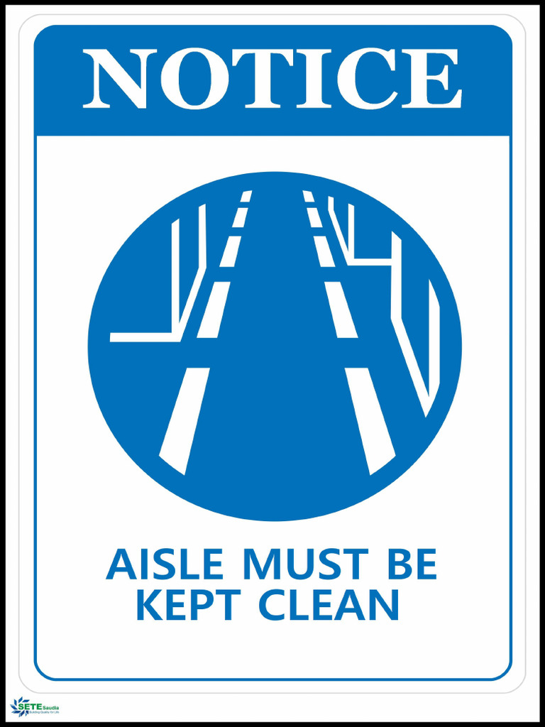 Aisle Must Be Clean | PDF