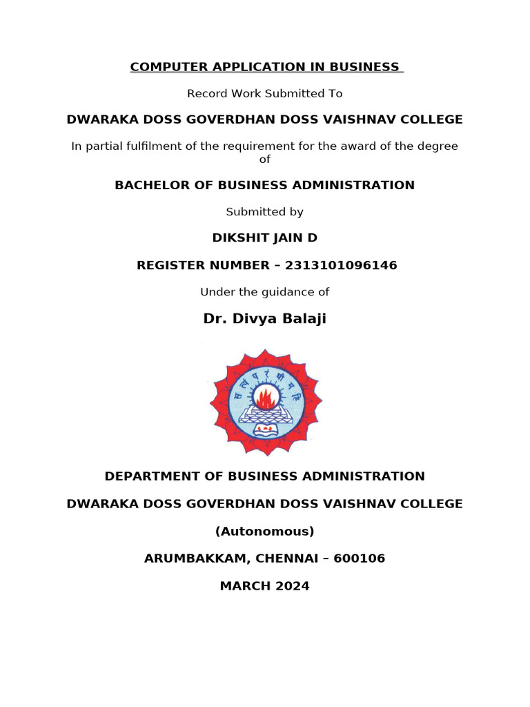LAB Front Sheet EDITED | PDF