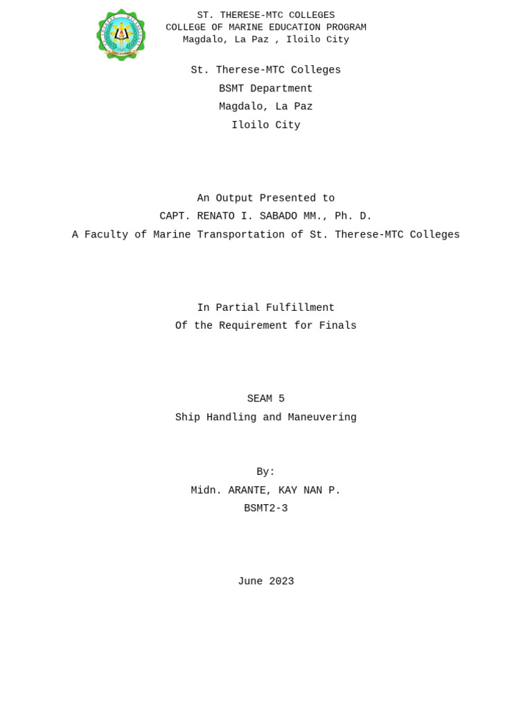 Seam 5 Final Research Output | PDF