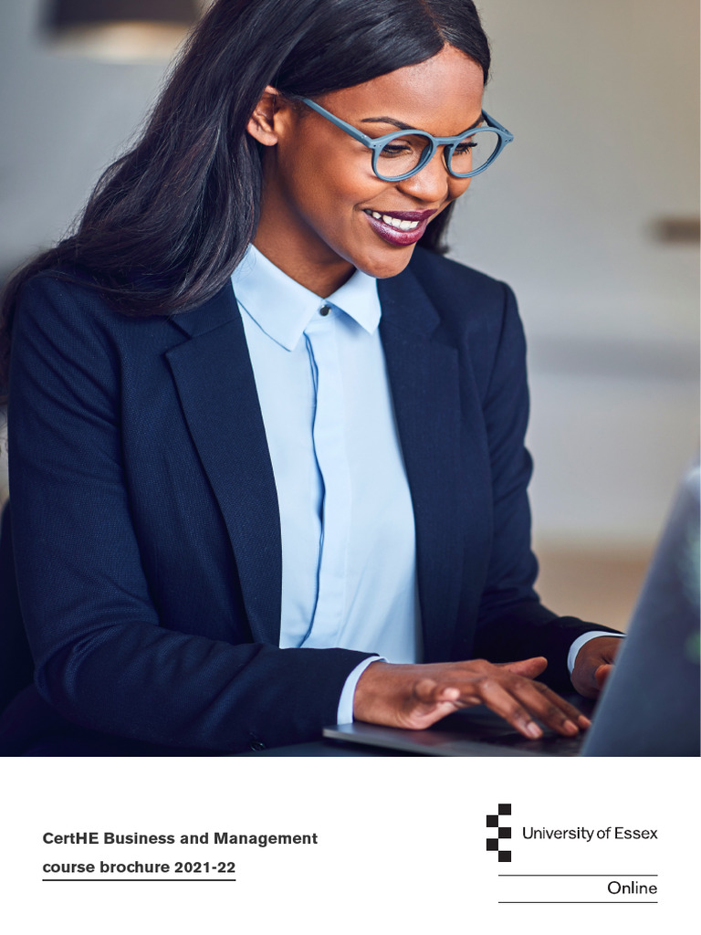 CertHE Business and Management - Booklet - 2122 | PDF