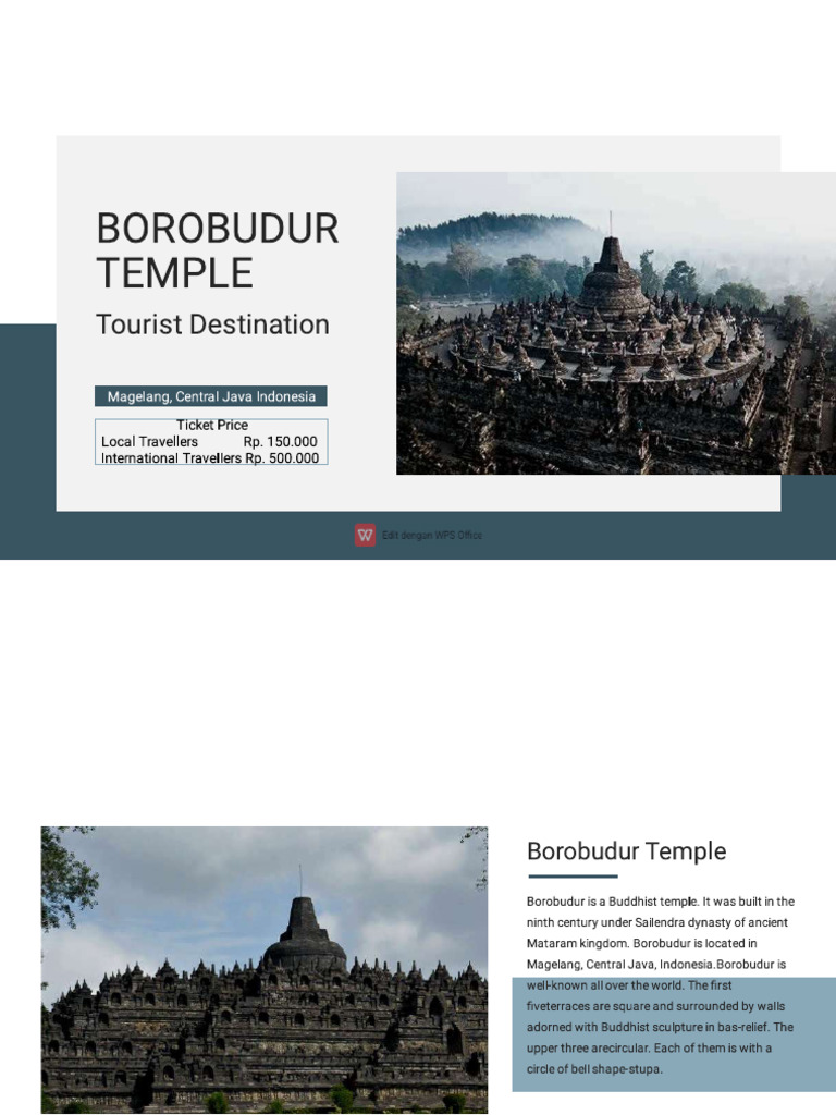 2.borobudur Temple Destination | PDF