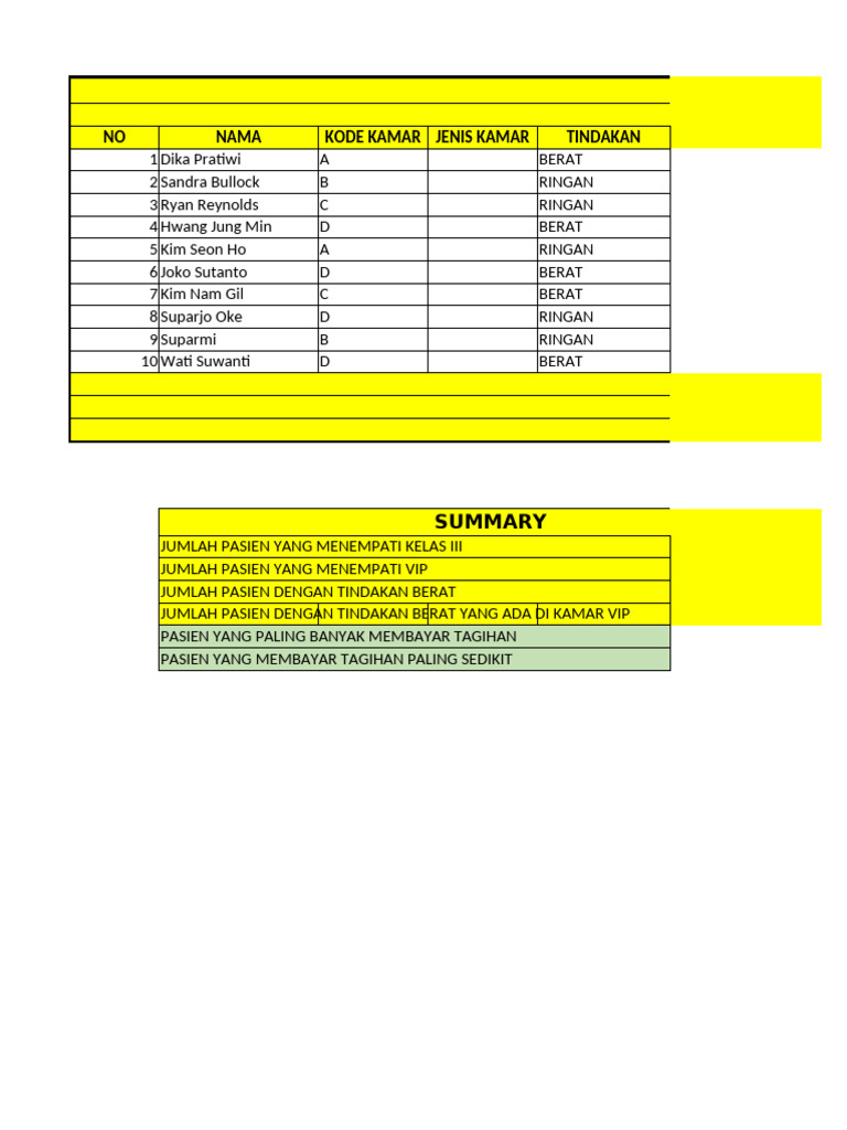 Excel Practice File 10 | PDF