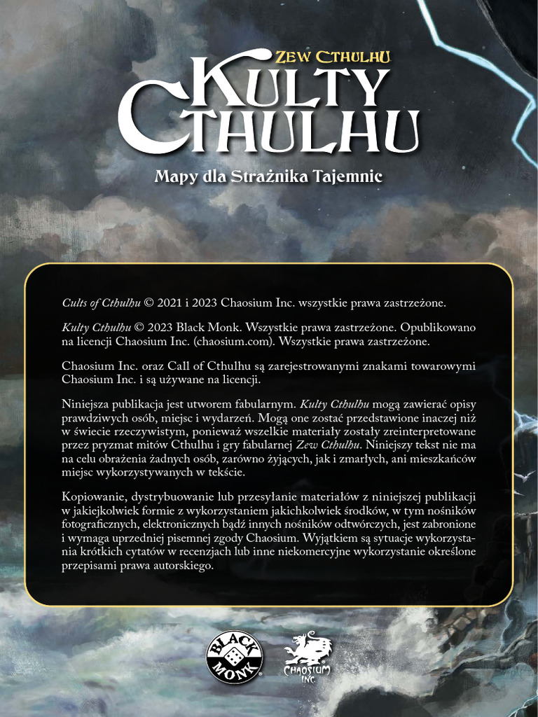 Zew Cthulhu - Kulty Cthulhu - Handouty | PDF
