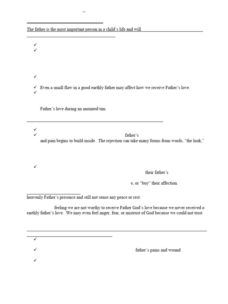 Lesson 5 - Dealing With Father and Mother Issues | PDF