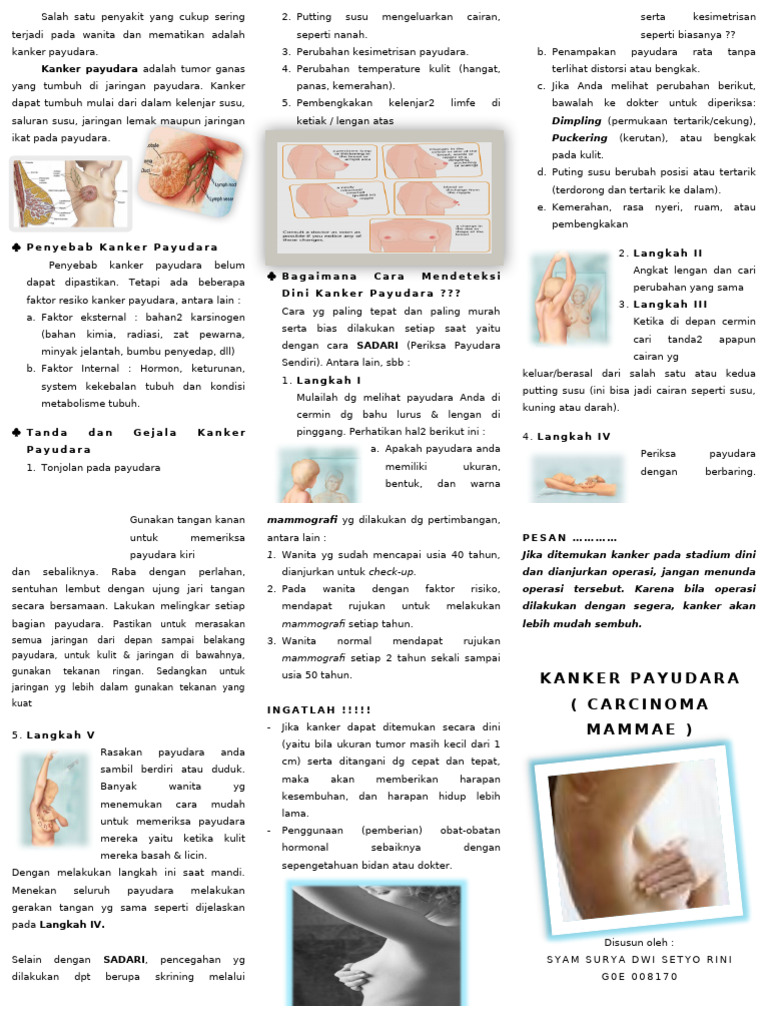CA Mammae Leaflet | PDF