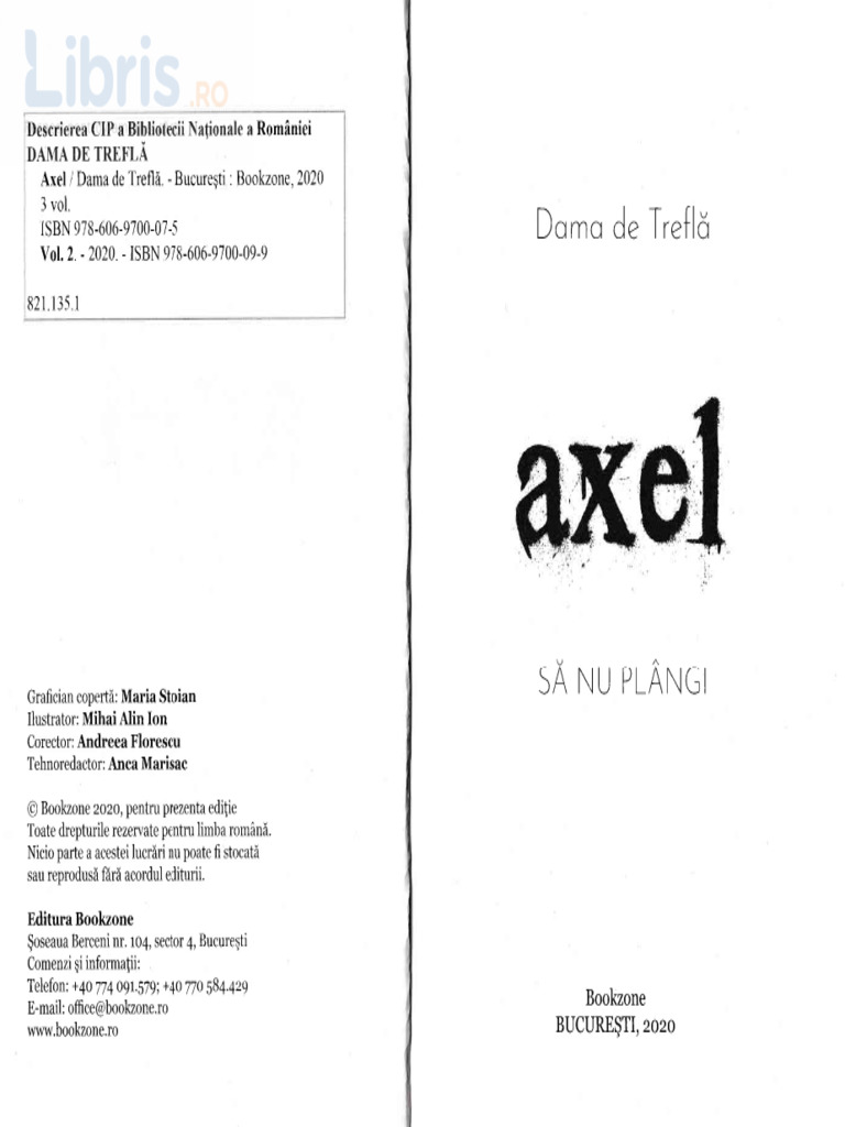 Axel Vol.2 Sa Nu Plangi - Dama de Trefla | PDF