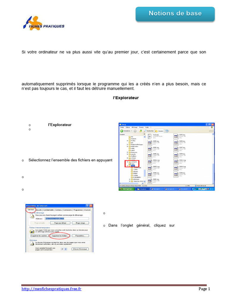 Faites Le Menage Dans Votre Ordinateur | PDF