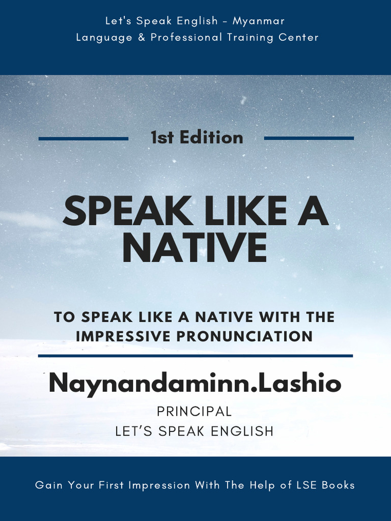 Speak Like A Native Book | PDF