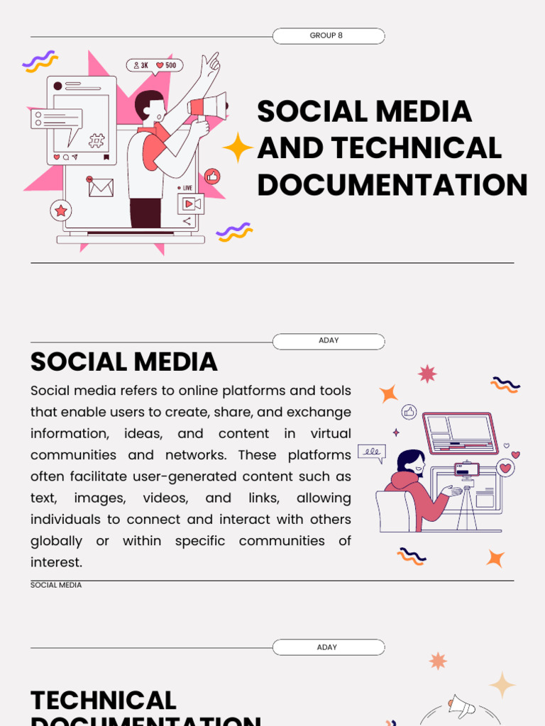 Group 8 Social Media and Technical Documentation | PDF
