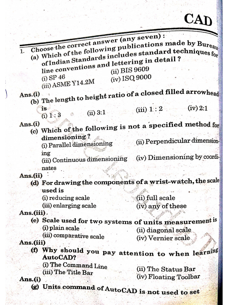 AutoCAD Objective | PDF