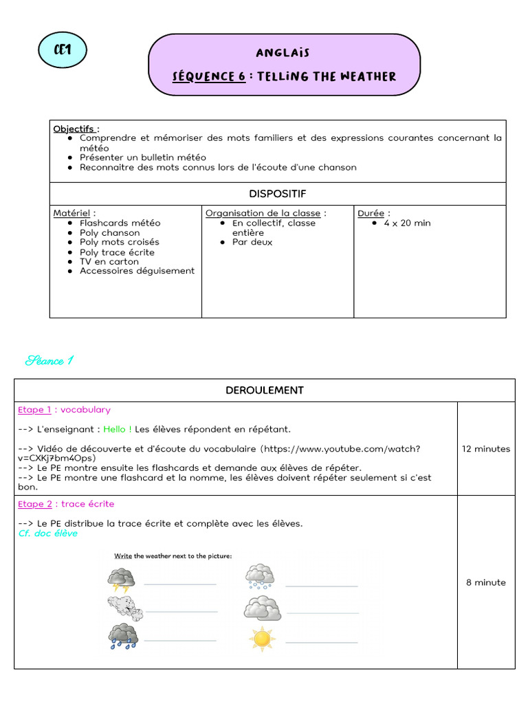 La Météo | PDF