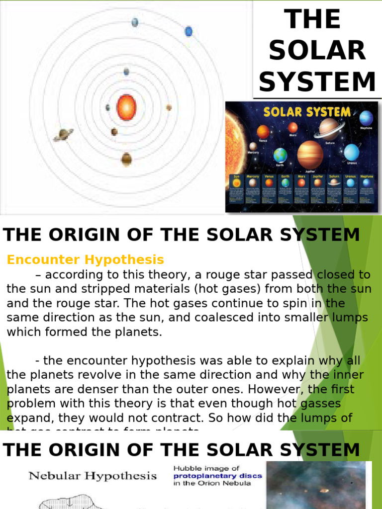 The Solar System and Earth | PDF