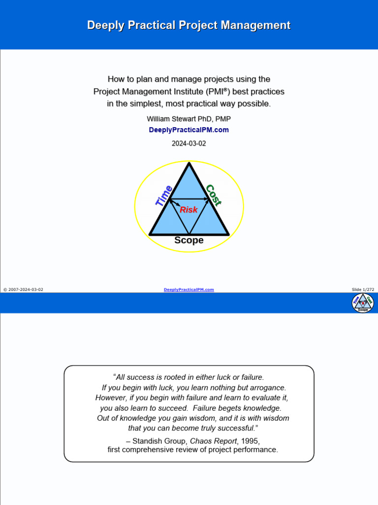 Deeply Practical Project Management | PDF