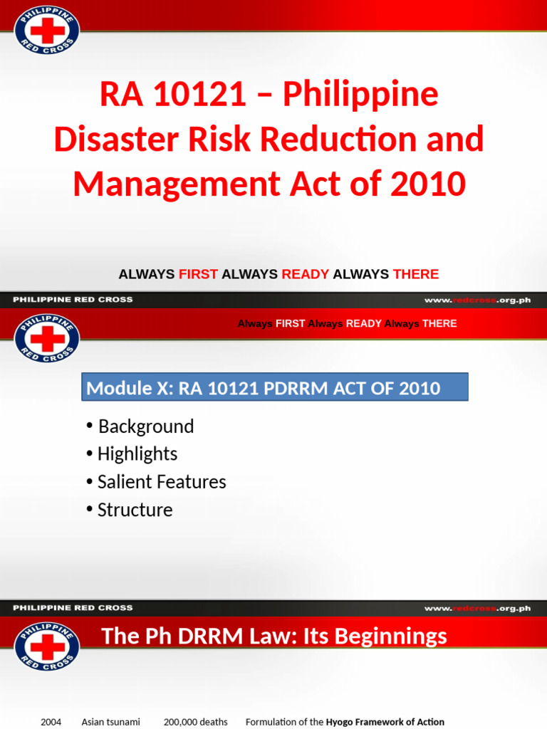 10 Module X Ra 10121 PDRRM Act of 2010 | PDF